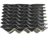 China Cooling Tower PVC Drift Eliminator Louver PVC Drift Mist Eliminators Black Drift Eliminator for sale