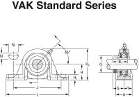 China Timken Bearings Evapco Bearing BAC Cooling Tower Bearing for sale