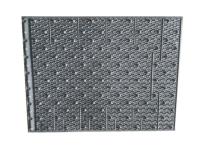 China Cross Flow Cooling Tower Fill Cooling Tower PVC Black Fills Manufacturer for sale