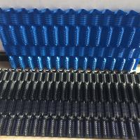 China Counterflow Cooling Tower Fill Plastic 500mm Sheet Pvc Fills For Cooling Tower for sale