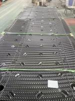 China High Efficiency Heat Dissipation Black PVC Cooling Tower Fill for sale