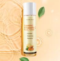 China OEM Private Label Turmeric Whitening Hydrating Face Toner Improve Blemishes Dark Spots Vitamin C Facial Toner for sale