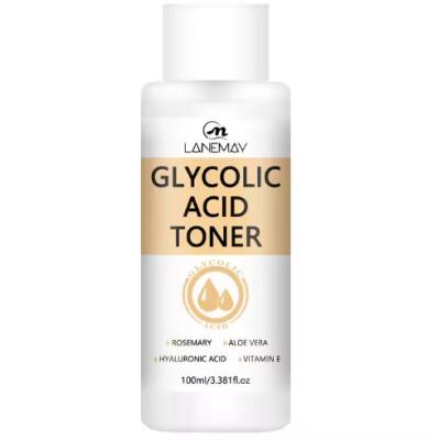 China Private Label Beauty Products Face Care Refreshing Texture Hyaluronic Acid Lightening Anti-aging Glycolic Acid Toner for Face for sale