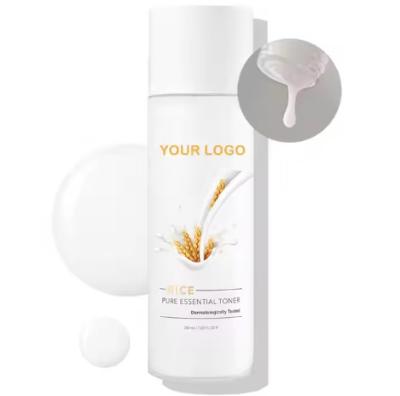 China Hyaluronic Toner Rice Water Rose Moisture Tonic Oil Control Hydrating Facial Toner for sale