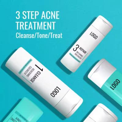 China Private Label Oil Control Skincare Facial Cleanser Moisturizer Cream Toner for sale