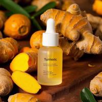 China Turmeric Organic Anti Aging Face Oil Vitamin C Facial Whitening Serum Skin Care Product Lightening for sale