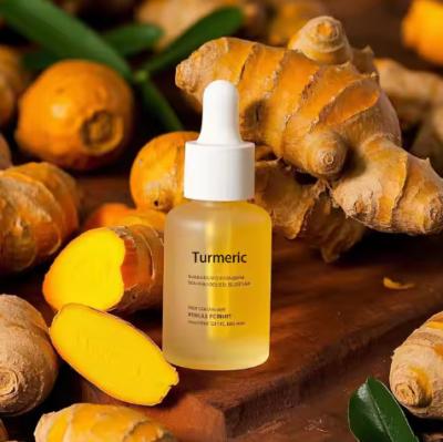 China Turmeric Organic Anti Aging Face Oil Vitamin C Facial Whitening Serum Skin Care Product Lightening for sale