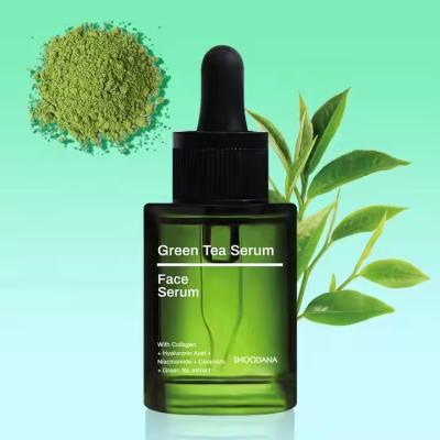 China Customizable Moisturizing Hyaluronic Acid Green Tea Serum ODM Anti Acne for sale