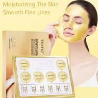 China Gold Collagen Hydrogel Facial Mask Deep Anti-Aging Moisturizing Improves Wrinkles and Fine Lines Tighens Skin for sale