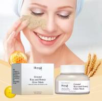 China Private Label Moisturizing Hydrating Care Nourishing Facial Skin Glow Rice Honey Moisturizing Mask for sale