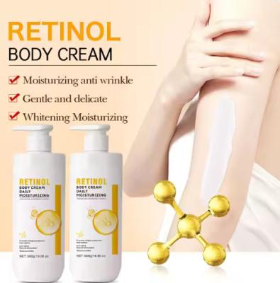 China Private Brand Retinol Skin Tightening Body Lotion Coconut Oil Moisturizing Lotion OEM for sale