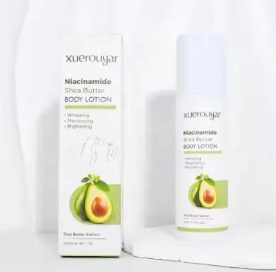 China Skin Care Hydration Nourishing Repair Moisturizing Whitening Shea Butter Avocado Extract Face Body Lotion for sale