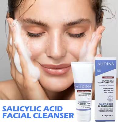 China Salicylic Acid OEM Skincare Organic Skincare Cleanser Hydrating Cleansing Face Wash for sale