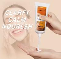 China OEM Korean Skincare Face Wash Facial Cleanser 100ml Face Cleansing Turmeric Cleanser for sale