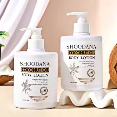 China Private Label Coconut Oil Body Butter Coconut Butter Whitening Body Lotion for sale