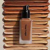 China High Quality for Black Women Dark Skin Custom Cream Foundation Private Label Vegan Make up Foundation for sale