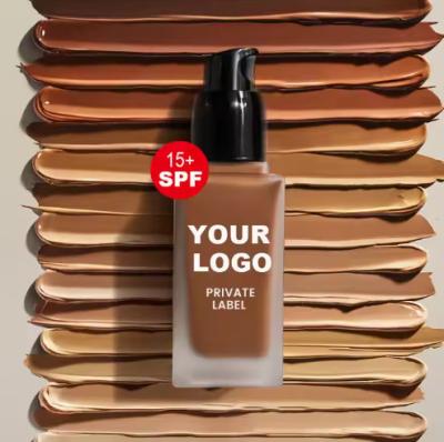 China Custom Logo Low Moq Mineral Collagen Serum Full Coverage Dewy Foundation Face Liquid Makeup Vegan Foundation for Black Women for sale