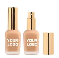 China Cruelty-Free Low Moq Private Label Matte Foundation Custom Logo Long Lasting Liquid Foundation Beauty Products for sale