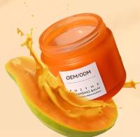 China Papaya Cherry Aloe Vera Enzyme Makeup Removal Balm Mild Cleansing Cream for sale