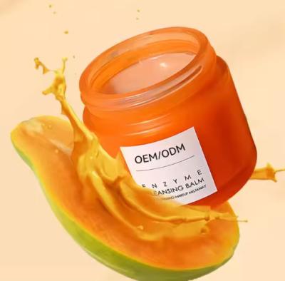 China Papaya Cherry Aloe Vera Enzyme Makeup Removal Balm Mild Cleansing Cream for sale