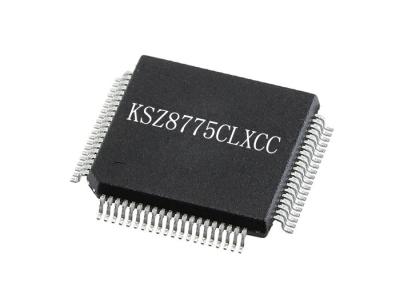 China Integrated Circuit Chip KSZ8775CLXCC Integrated 5Port Ethernet Switch IC 80-LQFP for sale