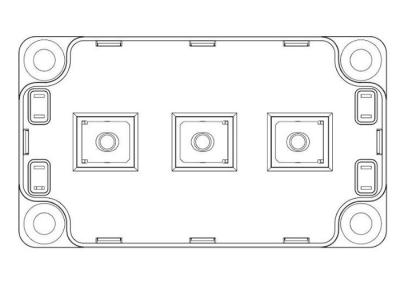 China 1 Pair Series Connection MSCDC450A70AG 450A SiC Diode Phase Leg Power Module 700V for sale