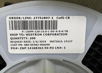 China 40 Position Arrays Edge Type Mezzanine Connector LSHM-120-L6.0-L-DV-A-S-K-TR for sale
