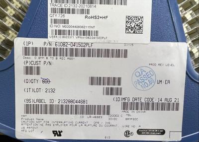 China 61082-041502PLF Integrated Circuit Chip Rectangular Connectors 40 Position 0.8mm for sale