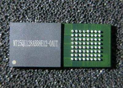 China Memory Chips MT25QU128ABB8E12-0AUT 1.8V Multiple I/O Serial Flash Memory IC 24-TBGA for sale