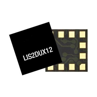 China Sensor IC LIS2DUX12TR Ultralow Power 3-Axis Smart Accelerometer Motion Sensors 12-LGA for sale