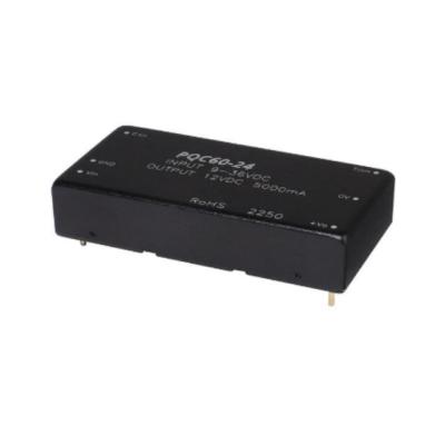 China Integrated Circuit Chip PQC60-24-S15 60 W Isolated Output DC DC Converter for sale