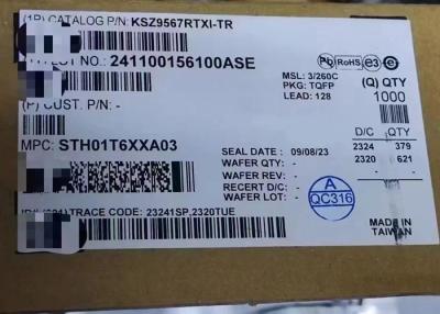 China Ethernet IC KSZ9567RTXI Highly-Integrated 7-Port Gigabit Ethernet Switch TQFP-128 for sale