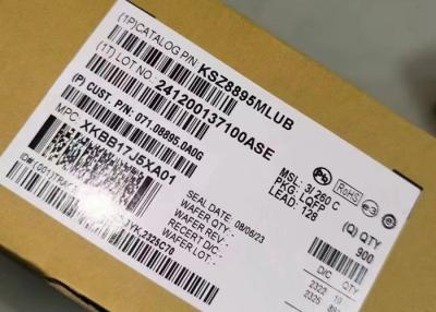 China Ethernet IC KSZ8895MLUB Integrated 5-Port Automotive Ethernet Switches LQFP-128 for sale