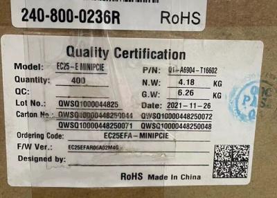 China EC25EFA-MINIPCIE-S Wireless Communication Module EC25 Series Mini PCIe LTE Cat 4 Module for sale