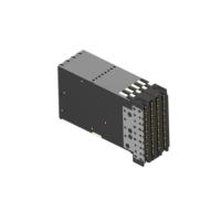 China Connectors 10158639-101LF 112Gbps EXAMAX2 High Speed Backplane Connector System 92Ω for sale