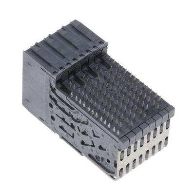 China Connectors HDTF-4-08-S-RA-HS-100 XCede HD Backplane Right-Angle Receptacle 64POS for sale