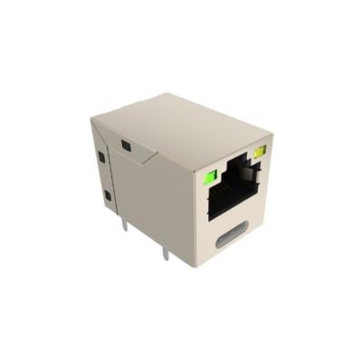 China RJE36188240D Connectors Modular Connectors 8POS Modular Jack Connectors Without LED for sale