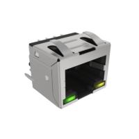 China RJE881882440 Connectors Modular Jack Connectors With EMI Tabs 50μin Plating for sale
