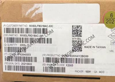 China MX60LF8G18AC-XKI Memory IC Chip 3V 8G-bit NAND Flash Memory IC VFBGA-63 Package for sale