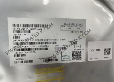 China EFR32BG13P732F512GM48-DR BT IC 2.4GHz Bluetooth SoC with 19 dBm Output Power and ARM Cortex M4 Core for sale