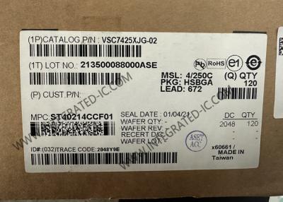 China Ethernet IC VSC7425XJG-02 10 Port Managed Layer 2-Ethernet Switch IC with 12 Transceiver BGA-672 for sale