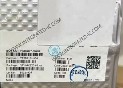 China Ethernet IC YT8521SH-CA Single-port 1000M Ethernet PHY Layer Chip QFN48 for sale
