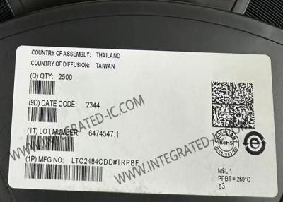 China LTC2484CDD Integrated Circuit Chip 24-Bit ΔΣ ADC With Easy Drive Input Current Cancellation DFN-10 for sale