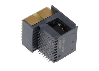 China RVPX-P08PM1 Connectors 1.5A Half Left End Backplane Connector 56POS for sale