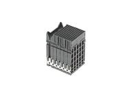 China 76530-3030 Connectors 100 Ω Mezzanine Receptacle Backplane Connectors for sale