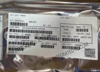 China Field Programmable Gate Array EP2AGX45DF29C6G 3.35Mbit FPGA Programmable Logic Chip for sale