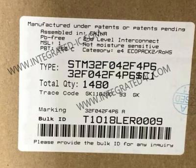 China STM32F042F4P6 Microcontroller MCU Mainstream Arm Cortex-M0 USB Line MCU TSSOP-20 for sale