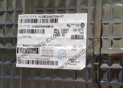 China Microcontroller MCU PIC32MZ2048ECG064-I/PT 32-Bit Microcontroller IC With Graphics Interfaces for sale