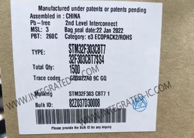 China Microcontroller MCU STM32F303CBT7 Mainstream Mixed Signals MCU With DSP And FPU for sale