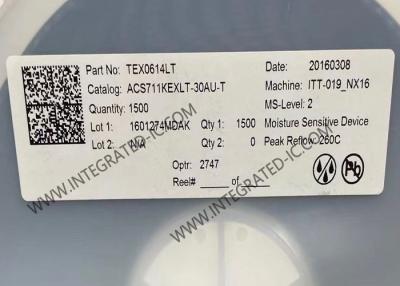 China ACS711KEXLT-30AU Sensor IC 30A Hall Effect Linear Current Sensor QFN12 for sale
